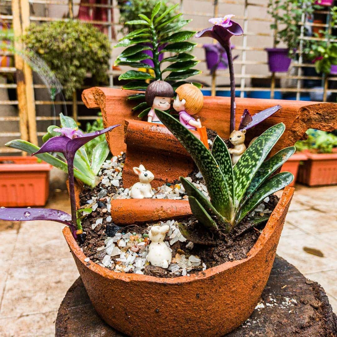 Repurpose Your Broken Pots Into Beautiful Garden Arrangements